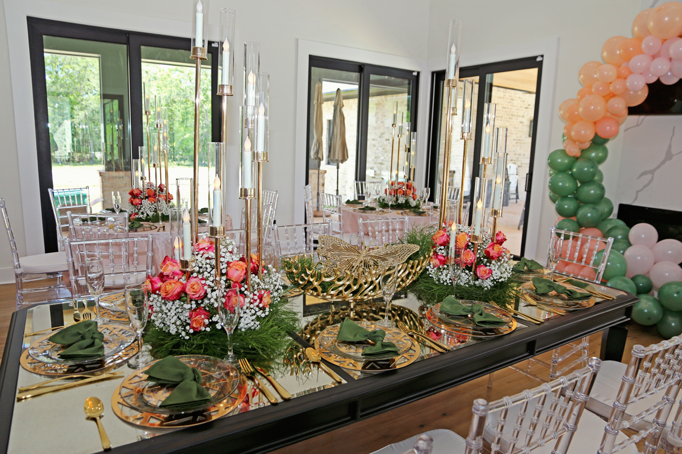 Modern Crystal & Gold Brunch » TOP Wedding & Event Planner – Studio ...
